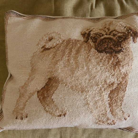 N/A | Accents | Pugnacious Pug Pillow | Poshmark